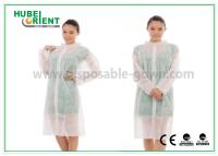 China Disposable Medical White Nonwoven Lab Coat PP/SMS/MP/Tyvek Lab Coat for sale