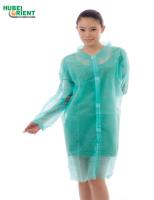 China ISO9001 Medical Disposable 30G/M2 Non Woven Lab Coats For Hospital for sale