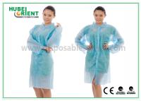 China 35G/M2 SMS Disposable Overcoat For Laboratory for sale