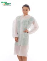 China ISO13485 Comfortable 50G/M2 PP SMS Disposable Lab Coats for sale