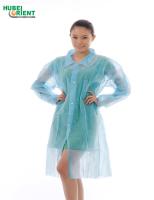 China Unisex Medical Disposable Nonwoven Lab Coat For Adults for sale