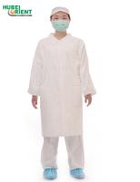 China OEM Medical Disposable 35gsm PP Lab Coat For Hospital for sale