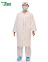 China OEM Medical Disposable 35gsm PP Lab Coat For Hospital for sale