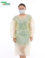 China Nonwoven Insolation Gown Disposable Elastic Wrist Isolation Gown For Hospital for sale
