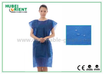 China OEM Waterproof PP Nonwoven Surgical Isolation Gown Without Sleeves for sale