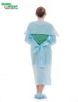 China Non Stimulating Disposable Medical Nonwoven Isolation Gown for sale
