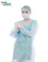 China OEM Disposable 30gsm PP Isolation Gowns With Elastic Wrist for sale