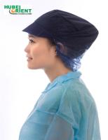 China Nonwoven Head Protective Bouffant Disposable Snood Cap For Worker for sale