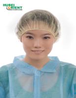 China Hospital Protective Safety Hair Cap Nonwoven Polypropylene Disposable Head Cover Bouffant Cap For Hair for sale