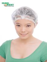 China Surgical Disposable Medical Mob Cap/Nonwoven Nurse Caps White for sale