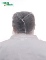 China Disposable Light Weight Nonwoven Polypropylene Hood Head Cap White for sale