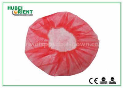 China Free Size Disposable Round Non Woven Bouffant Head Covers for sale