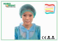 China ISO13485 Disposable Nonwoven Surgical Mob Cap With Double Elastic for sale