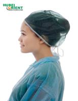 China OEM Disposable Non Irritating SMS Non Woven Nurse Cap With Ties for sale