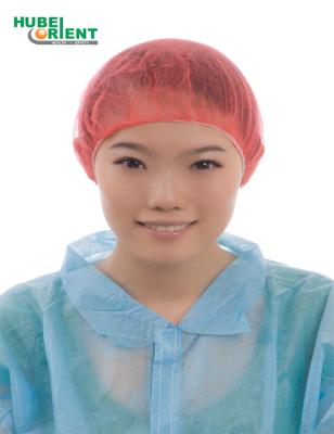 China Disposable Medical Non Woven Bouffant Head Cap For Nurse for sale