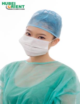 China Non-Woven Disposable Facemask 3ply Safety With Round Or Flat Earloop for sale