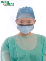 China OEM 2 Ply 3 Ply Nonwoven Surgical Face Mask With Anti Fog Visor for sale