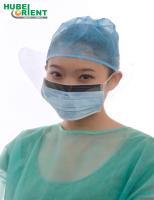 China OEM 2 Ply 3 Ply Nonwoven Surgical Face Mask With Anti Fog Visor for sale