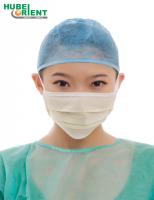 China Breathable Disposable 58gsm 3 Ply Nonwoven Tie On Face Mask for sale