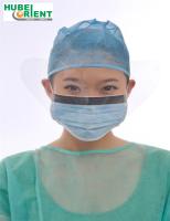 China ISO13485 3 Ply Disposable Face Mask OEM With Anti Fog Visor for sale