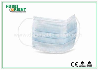 China CE Nonwoven 3 Ply Disposable Face Mask With Earloop for sale