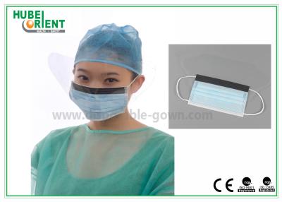 China ISO13485 3 Ply Disposable Face Mask OEM With Anti Fog Visor for sale