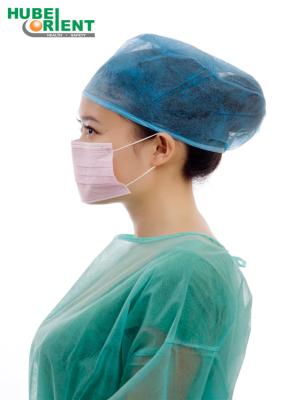 China Single Use Breathable Nonwoven Face Mask With Elastic Earloop for sale