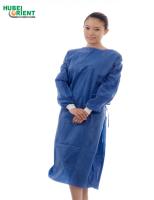 China Non Sterile PP Disposable Medical Isolation Gown With Knitted Wrist for sale