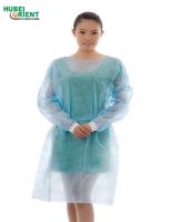China ISO13485 Waterproof Single Use Isolation Gown With Elastic Or Knitted Wrist for sale