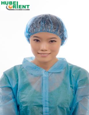 China OEM Waterproof Polythene Disposable Mob Caps ISO13485 for sale