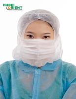 China OEM Nonwoven Disposable Hood Cap For Cleanroom for sale