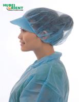China ISO13485 Disposable Nonwoven Peak Cap Hat For Workshop for sale