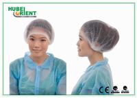 China Disposable PP Non Woven Bouffant Head Cover With Double Elastic for sale