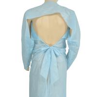 China Anti Dirt CPE Disposable Protective Clothing With Thumb Loop for sale