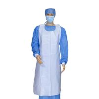 China OEM Oil Prevention Single Use Sleeveless PE Apron 28''x42'' 28''x46'' for sale