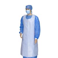 China OEM Oil Prevention Single Use Sleeveless PE Apron 28''x42'' 28''x46'' for sale