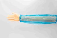 China Oil Proof Waterproof Kitchen Use Disposable Plastic PE Oversleeves for Protect Arm for sale