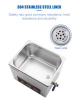 China 15L Ultrasonic Washing Machine Cleaner with 40kHz Dual Frequency for Bicycle Chain Cleaning - 110-240V Power for sale