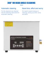 China 15L Ultrasonic Washing Machine Cleaner with 40kHz Dual Frequency for Bicycle Chain Cleaning - 110-240V Power for sale