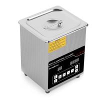 China 2L Ultrasonic Jewelry Cleaner Machine with Heater & Timer - 60W 40kHz Stainless Steel Tank for Professional Cleaning for sale