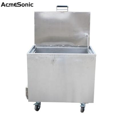 China Ultrasonic Heated Soak Tank Cleaner 168L-483L Stainless Steel For Oven Tray Carbon Removal for sale