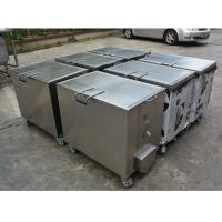 China Ultrasonic Heated Soak Tank Cleaner 168L-483L Stainless Steel For Oven Tray Carbon Removal for sale