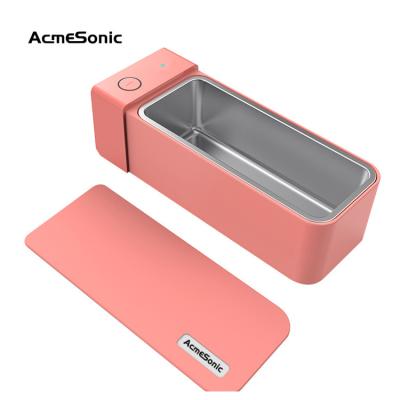 China 600ml Ultrasonic Jewelry Cleaner with Timer for Glasses Rings Small Items Plastic Stainless Steel Construction for sale