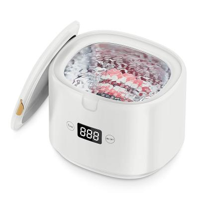 China Ultrasonic Cleaner with UV LED Light 600ml Capacity 42kHz Frequency for Dentures Jewelry Dental Appliances for sale
