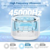 China Ultrasonic Cleaner with UV LED Light 600ml Capacity 42kHz Frequency for Dentures Jewelry Dental Appliances for sale