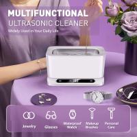 China 220V 45KHz Ultrasonic Cleaner 800ml with Digital Timer and Degas Function for Jewelry and Glasses for sale