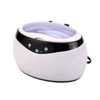 China 600ml 15W Household Ultrasonic Cleaner with 50kHz Frequency and Stainless Steel Tank for sale
