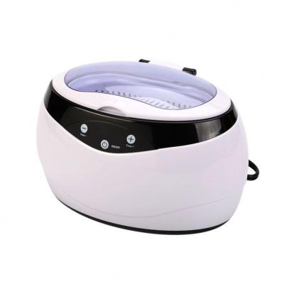 China 600ml 15W Household Ultrasonic Cleaner with 50kHz Frequency and Stainless Steel Tank for sale