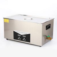 China Electric Ultrasonic Automotive Parts Cleaner 30L with Digital Timer & Heater - 450x300x200mm Tank, 40kHz Frequency for sale