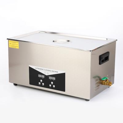 China Electric Ultrasonic Automotive Parts Cleaner 30L with Digital Timer & Heater - 450x300x200mm Tank, 40kHz Frequency for sale